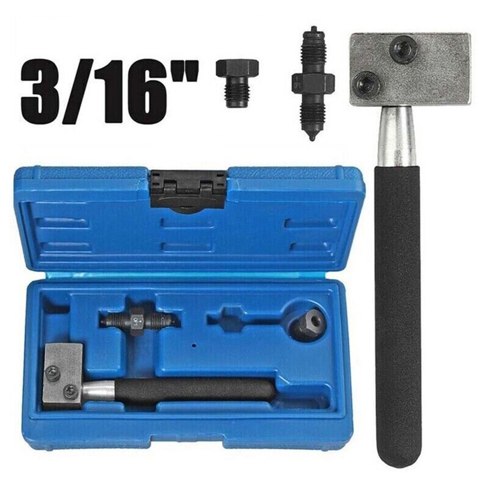 3/16" 4.75mm Brake Air Line SAE Double Flare Flaring Tool Bundy Tube ...