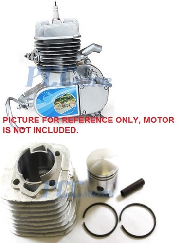 47mm 80CC Motorized Bicycle Bike Engine Cylinder Head Piston Ring Set ...
