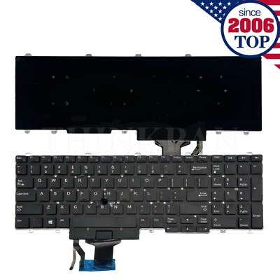 Original US Keyboard for Dell Precision 7510 7520 7710 7720 Latitude ...