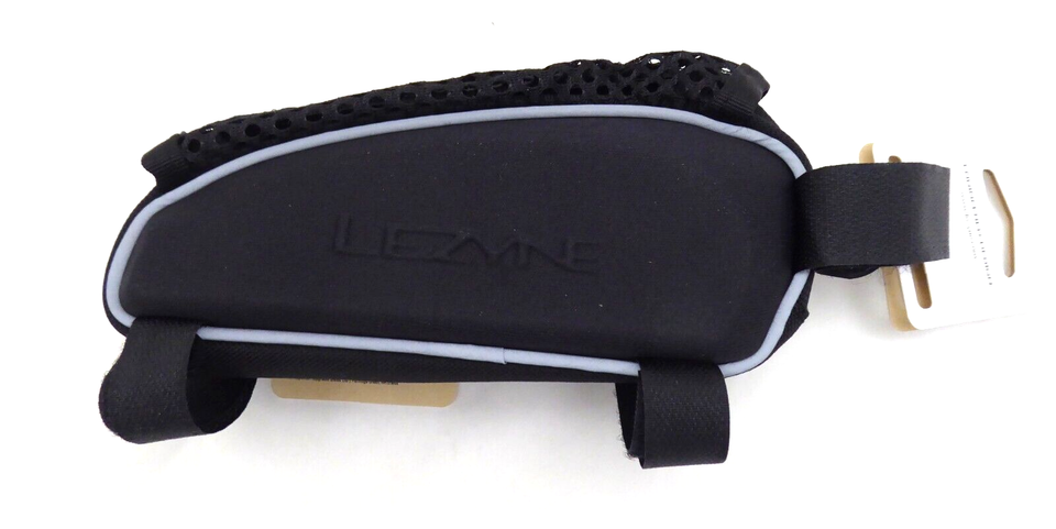 Lezyne Energy Caddy Top Tube Bag: Black Hook and Loop Enclosure Bicycle ...
