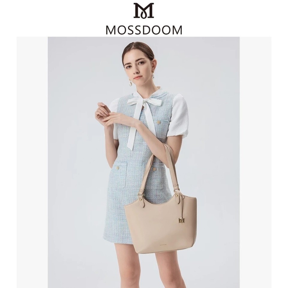 MOSSDOOM lona Bag PU leather Shoulder For Women Simple Korean Fashion ...