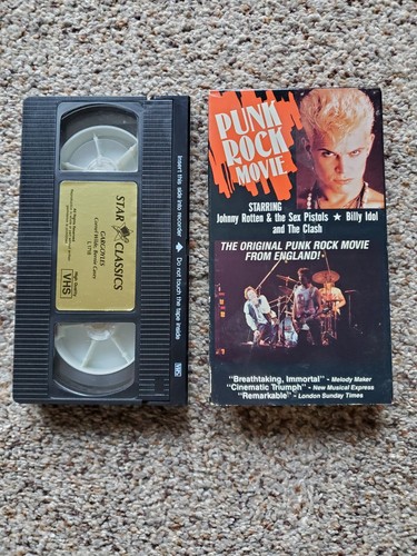 Punk Rock Movie 1981 VHS Documentary Sex Pistols Clash Generation X ...
