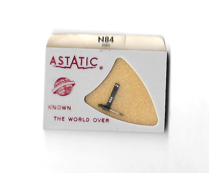 VINTAGE ASTATIC N84 NEW SEALED-BOX SAPPHIRE PHONOGRAPH NEEDLE | eBay