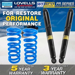 Rear Webco Shock Absorbers Raised Springs for Falcon BA BF I II XR6 XR8 ...
