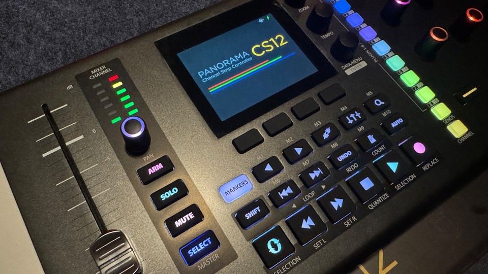 Nektar Panorama CS12 - DAW controller with motorised fader & smart ...