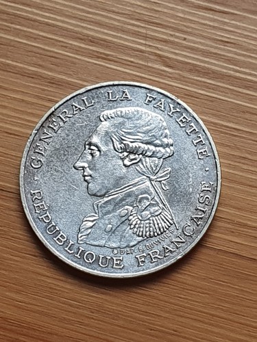 MONNAIE ARGENT Pièce 100F 1987 - GENERAL LA FAYETTE ( 7 ) / 15g | eBay