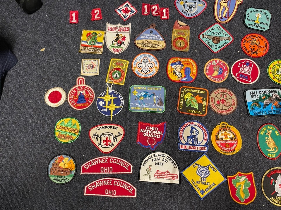 Lot Of 30 + Boy Scouts of America BSA Patches - Ohio Mostly | eBay