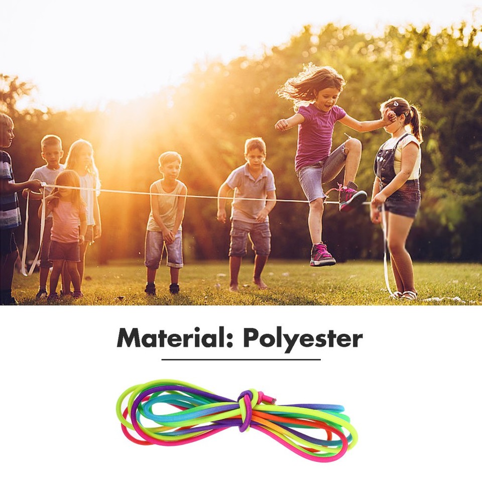 Jumping Rubber Band Toys Kid Child Fitness Funny Skipping Rope Elastic ...