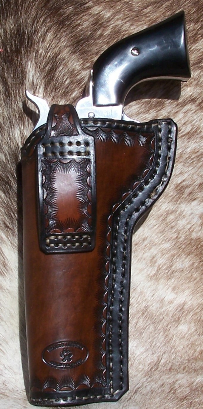 45 LC Revolver holster Gunslinger Silver Coin SAMPLE | eBay