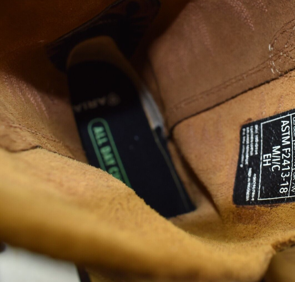 Ariat Men's 13 D Sierra Steel Square Toe Western Work Boots Aged Bark ...