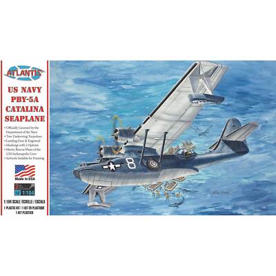 ATLANTIS TOY & HOBBY INC. PBY-5A Catalina US Navy Seaplane Model Kit 1/104 | eBay