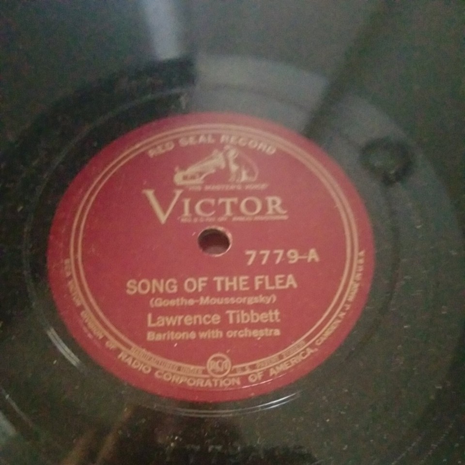 Lawrence Tibbett – 78 rpm Victor 7779: Song of the Flea/Pilgrim’s Song ...