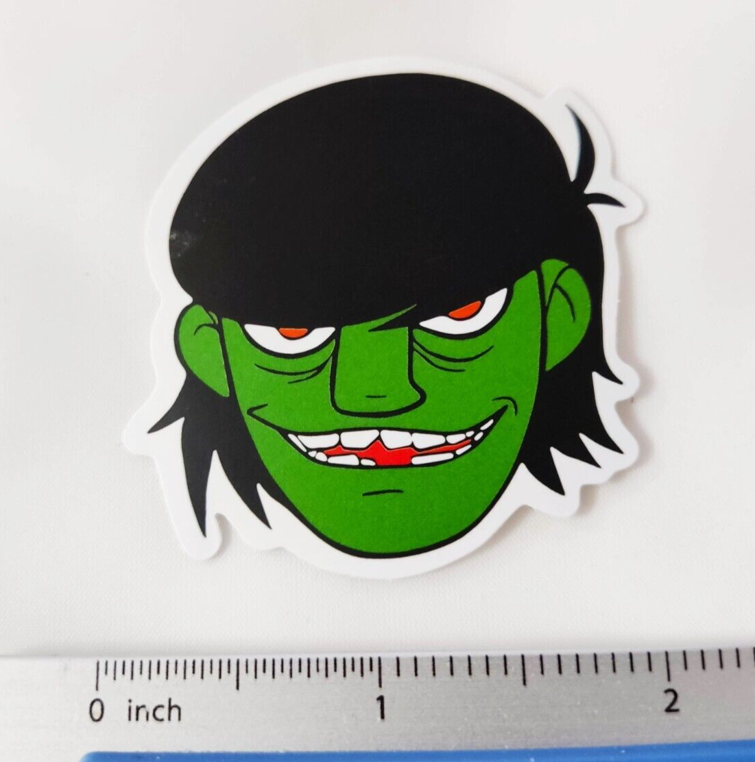 Gorillaz Murdoc Waterproof Logo Decal Sticker 2"x2" | eBay