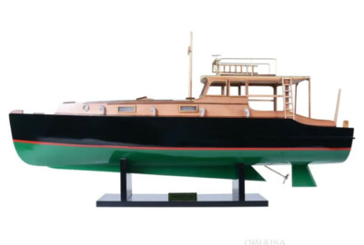 Ernest Hemingway's Pilar Fishing Boat Wooden Model 27.5" Motor Yacht ...