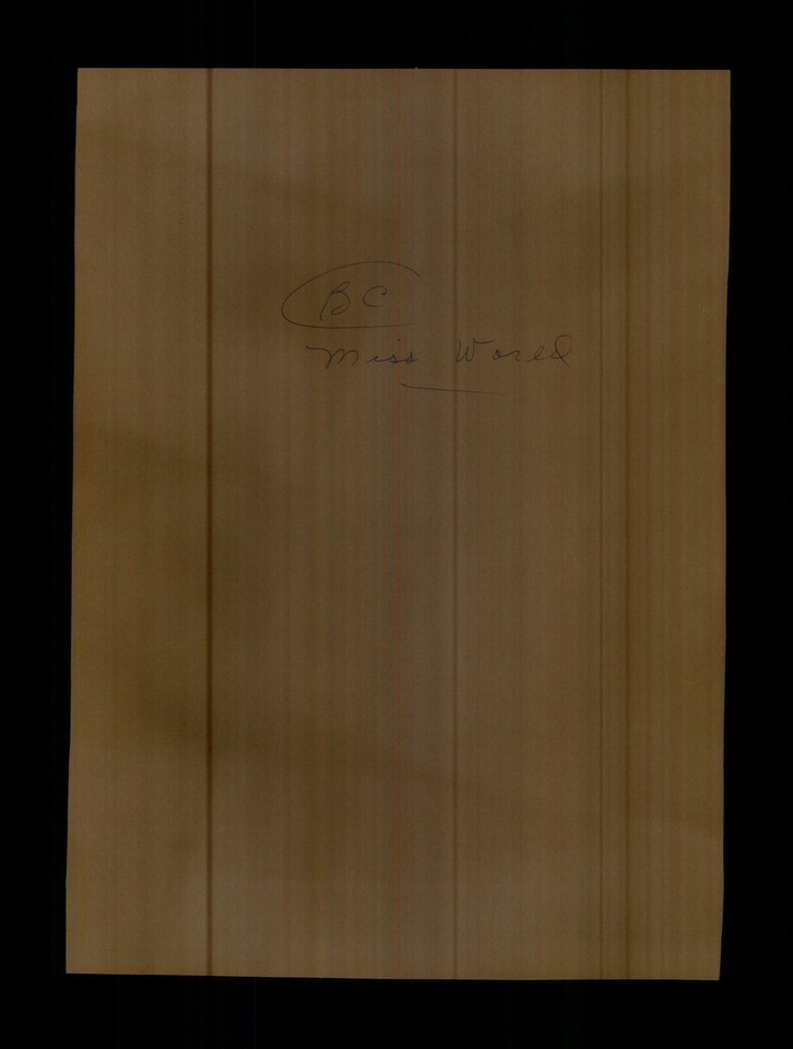 LG871 1968 Wire Photo MISS WORLD Penelope Plummer Sexy Australian ...