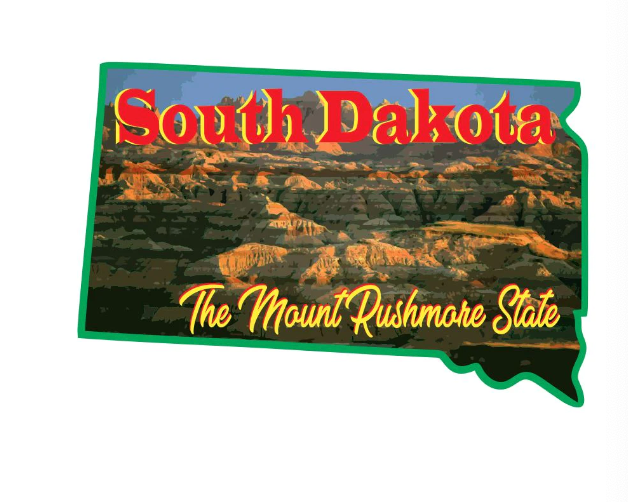 5" south dakota mount rushmore state bumper sticker decal usa made | eBay