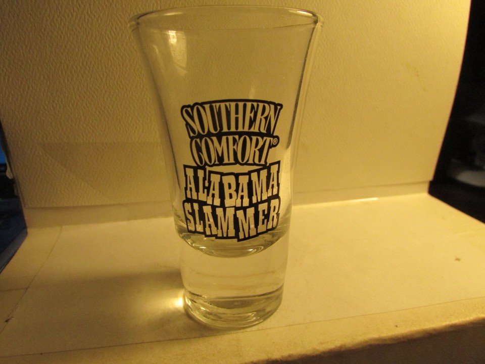 Southern Comfort " Alabama Slammer" -3.5 " tapered shooter Shot Glass ...