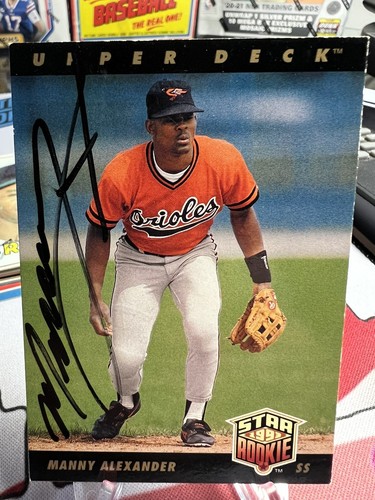 1993 Upper Deck - #5 Manny Alexander Auto Signed | eBay