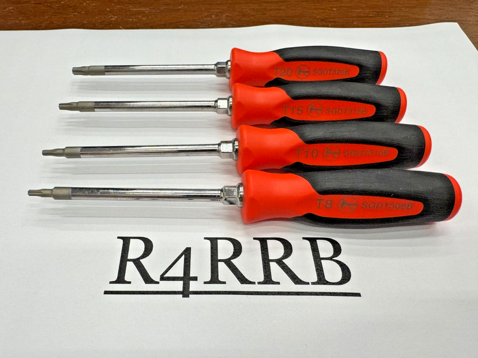 Snap-on Tools USA NEW 4pc ORANGE Mini Soft Grip TORX Screwdriver Set SGTX40Bo | eBay