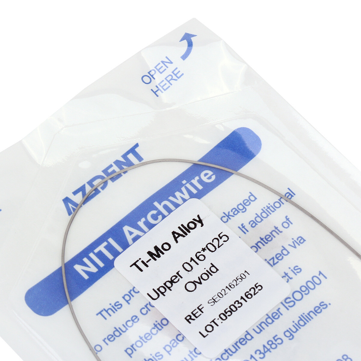 AZDENT Dental Orthodontic Rectangular Arch Wire TMA Beta Ti-Mo Alloy ...
