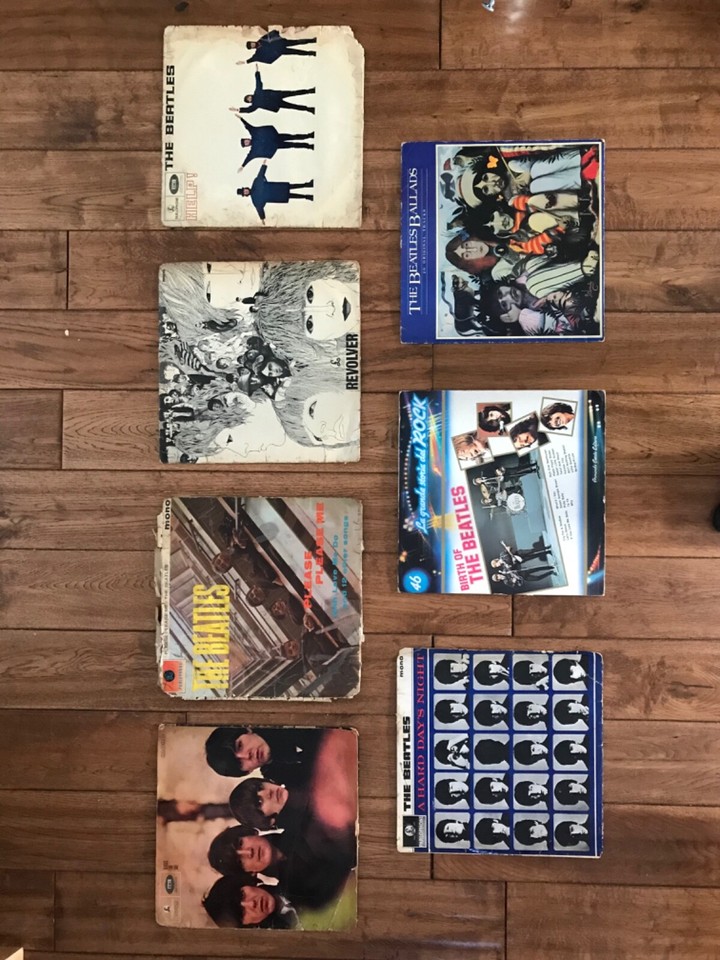 BEATLES RECORD COLLECTION - (RARE COLLECTION) PLEASE SEE THE CONDITION ...