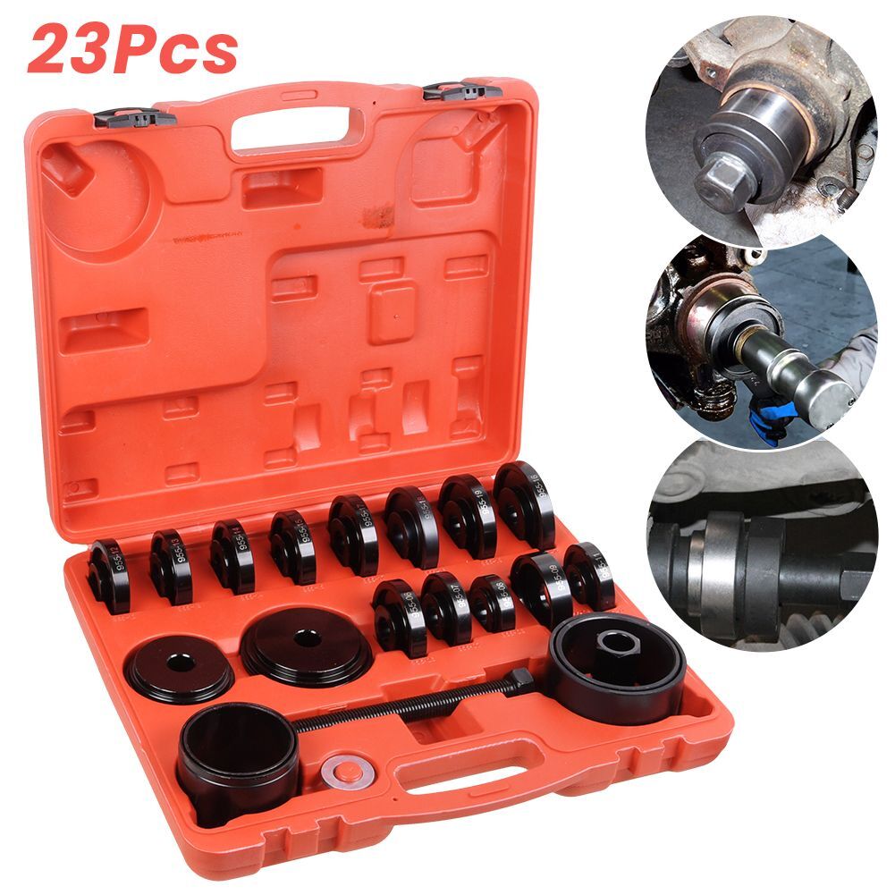 23x Front Wheel Driver Push Disc Tool Set Bush Bearing Press Remover ...