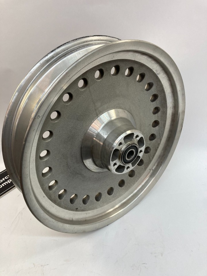 Harley Fatboy FLSTF front solid drilled 17x3.50 mag wheel rim | eBay