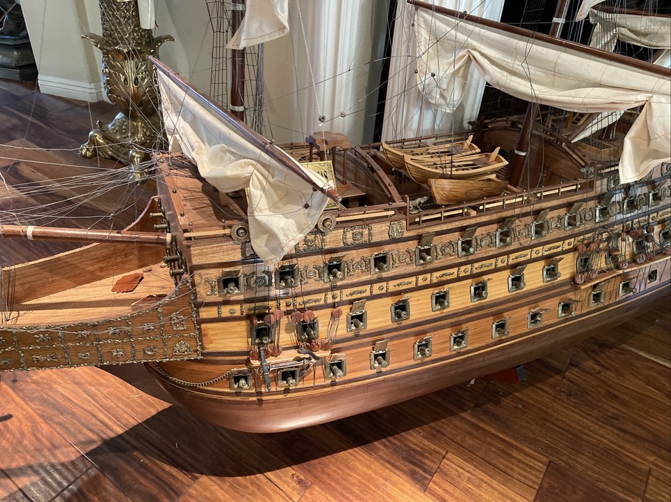 large wooden model ships | eBay