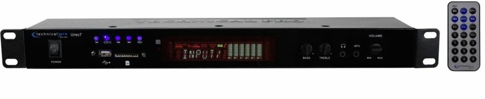 Technical Pro UREC7 Rack Mountable USB/SD Recording Deck | eBay