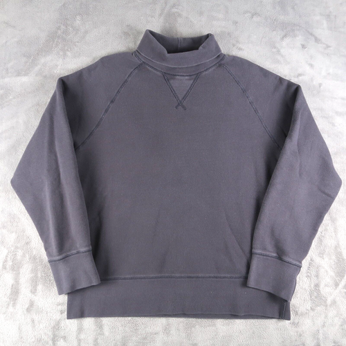 Todd Snyder x Champion Turtle Mock Neck Mens Blue Sweatshirt Pullover ...
