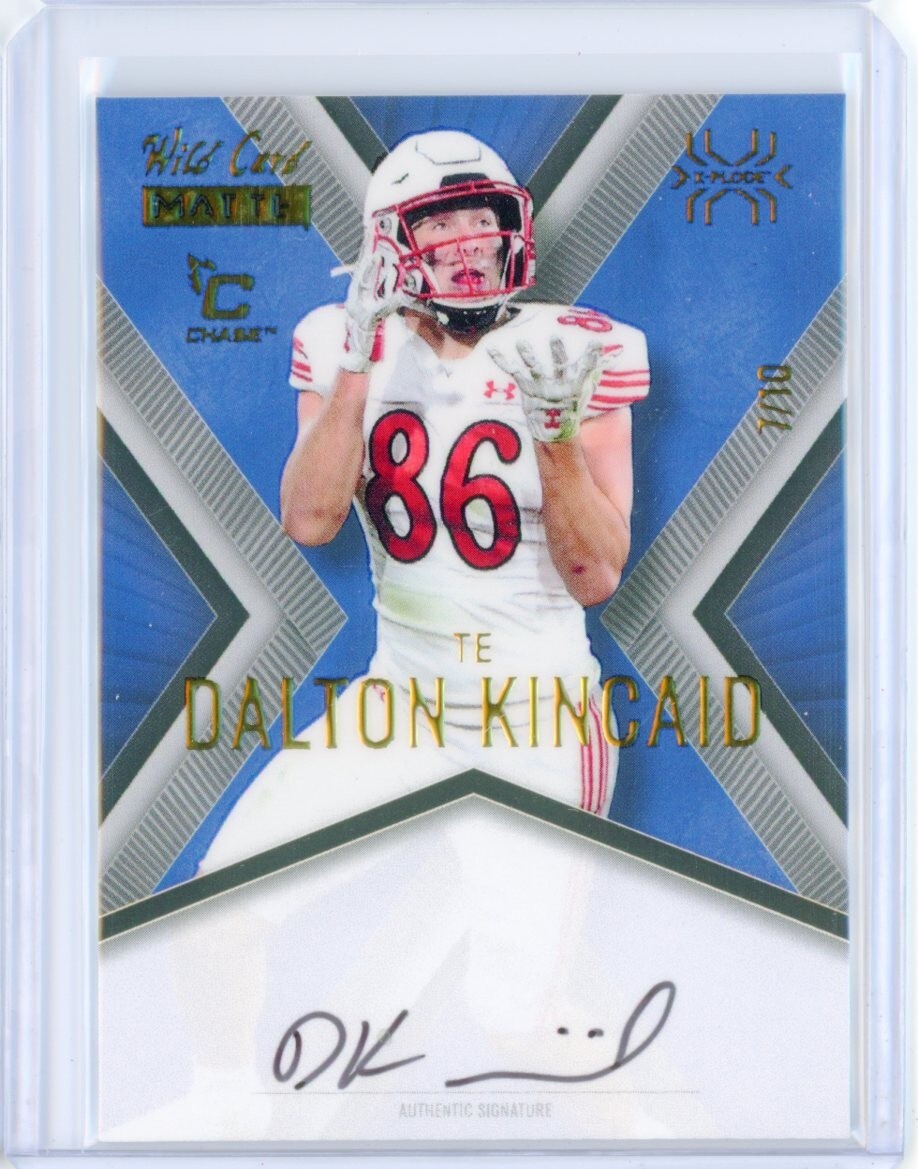 2023 Wild Card Matte DALTON KINCAID On-Card AUTO Autograph RC Rookie ...