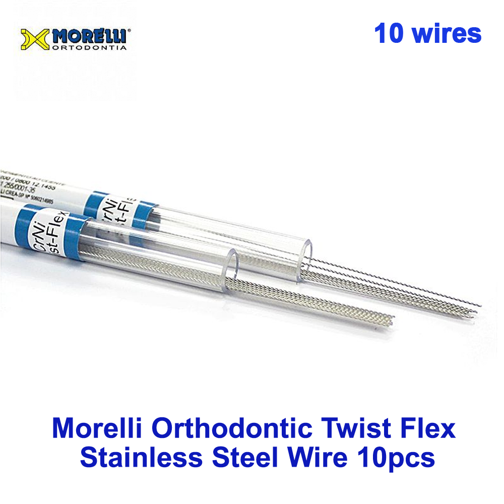 Dental Orthodontic Morelli Twist Flex Stainless Steel Wire 10 wires ...