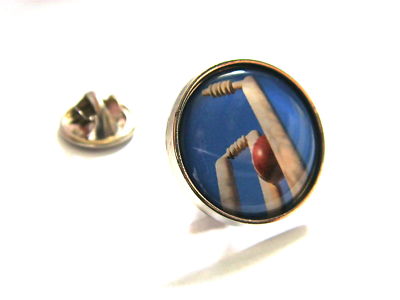 CRICKET BALL & STUMPS LAPEL PIN BADGE GIFT | eBay Australia