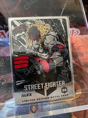 SDCC 2025 Street Fighter Alex Silver Metal Card Limited Edition #26 ...