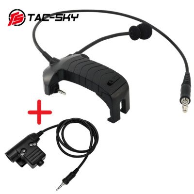 TS TAC-SKY Microphone Kit Compatible with Walker Tactical Headset for ...