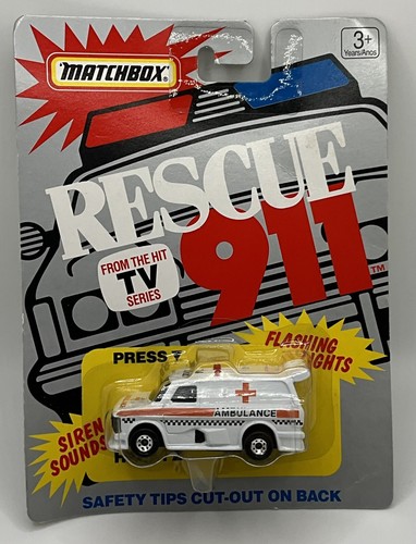 1990 Matchbox Rescue 911 Ambulance Ford Supervan II - *Read | eBay