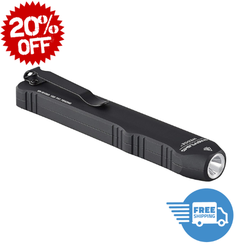 300-Lumen Slim Everyday Carry Flashlight, Black, A40 | eBay