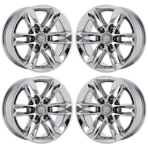 18" LEXUS GX460 PVD BRIGHT CHROME-C WHEELS RIMS FACTORY OEM 74294 2013 ...