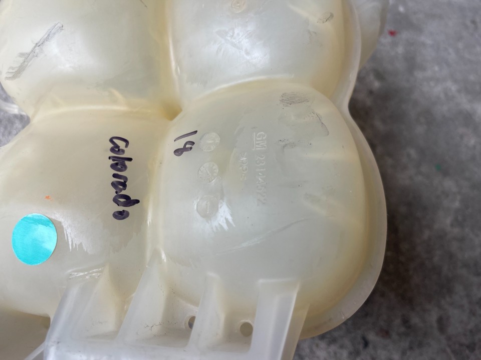 2015-2019 CHEVROLET COLORADO 3.6L COOLANT BOTTLE TANK RESERVOIR OEM ...