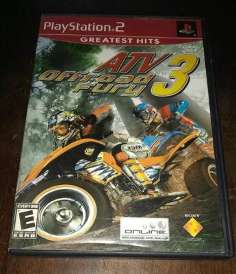 ATV Offroad Fury 3 GH (Sony PlayStation 2) PS2 GAME DISC & CASE RACING ...