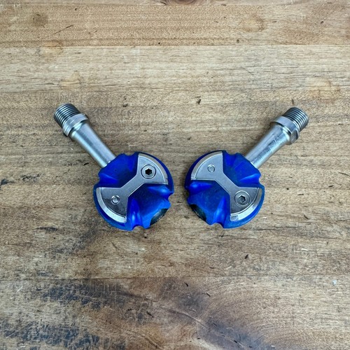 Speedplay Zero Stainless Steel Blue Road Bike Clipless Pedals 211g | eBay