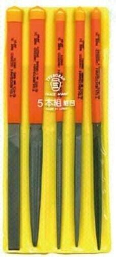 Tsubosan Mix File 5pcs Fine ST00503 Made in for processing all metals ...