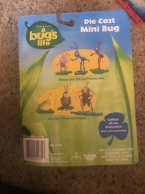 NEW DISNEY A BUG'S LIFE HOPPER MINI BUG DIE-CAST FIGURE THINKWAY | eBay