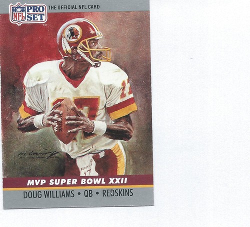 1990 Doug Williams MVP Super Bowl XXII NFL Pro Set Card Washington ...