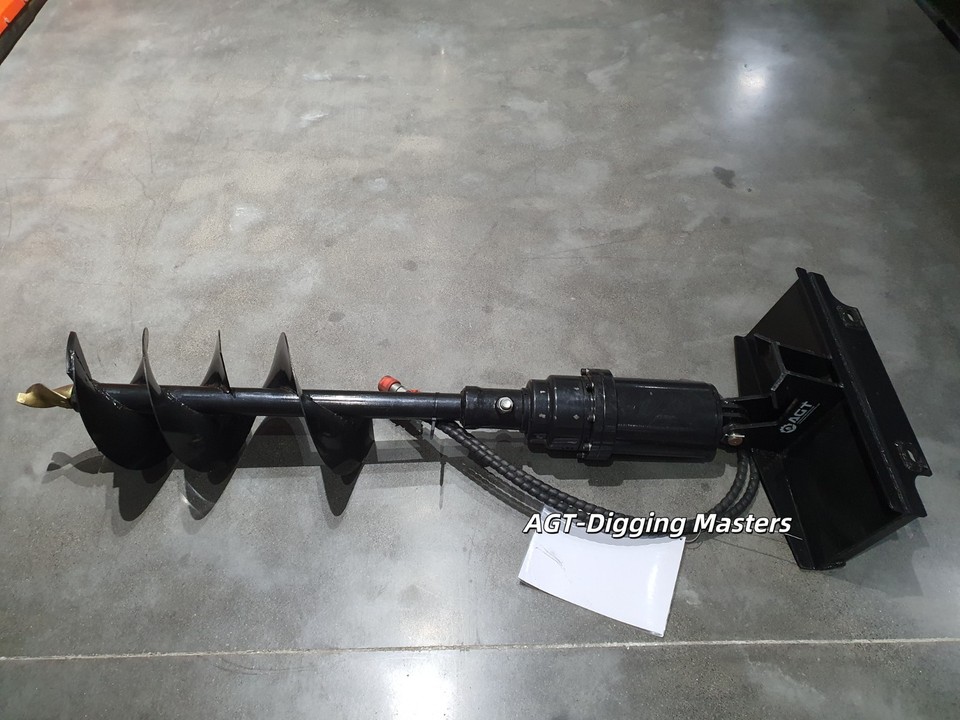 AGT 12" M-AG Hydraulic Auger Mini Skid Steer Loaders Up to 48 inche for ...