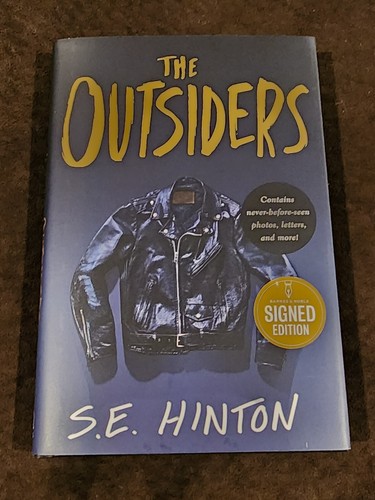 The Outsiders S.E. Hinton Signed Book Barnes & Noble Edition 2024 ...