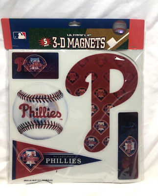 PHILADELPHIA PHILLIES MLB Baseball 3D Magnet SET NEW | eBay