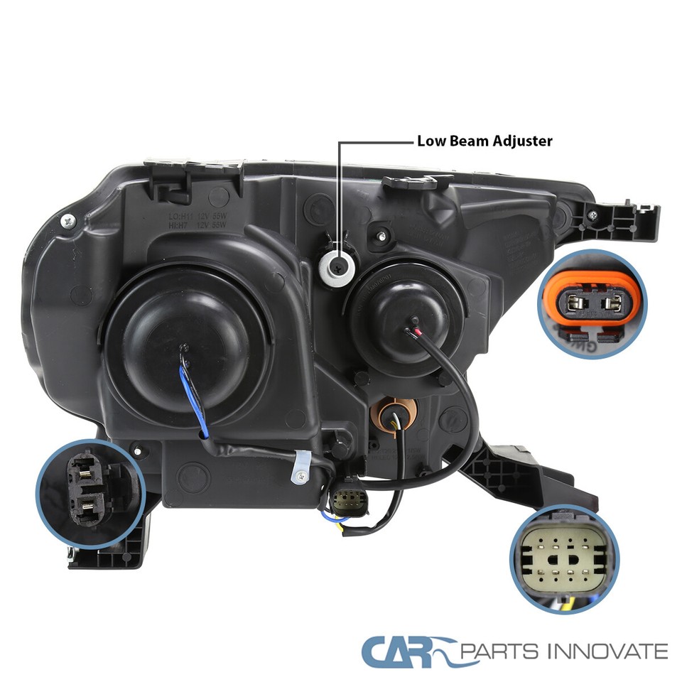 Fits 2019-2023 Ford Ranger XL XLT Headlight Halogen Black 19-21 Ranger ...