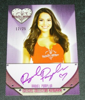 2016 Benchwarmer RAQUEL POMPLUN Eclectic #124 Pink Ink Autograph/25 ...