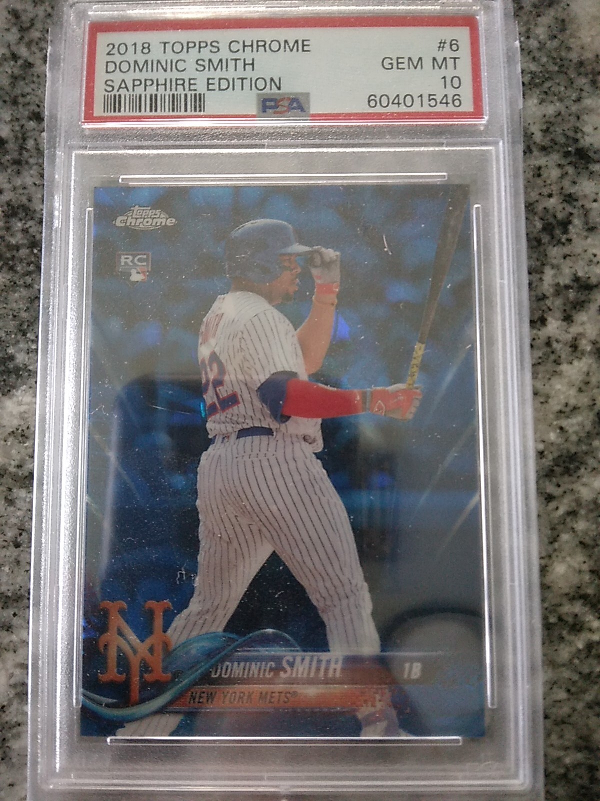 2018 Topps Chrome Sapphire Edition - Dominic Smith #6 (RC) for sale online | eBay